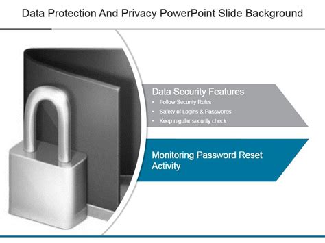 Data Protection And Privacy Powerpoint Slide Background PowerPoint