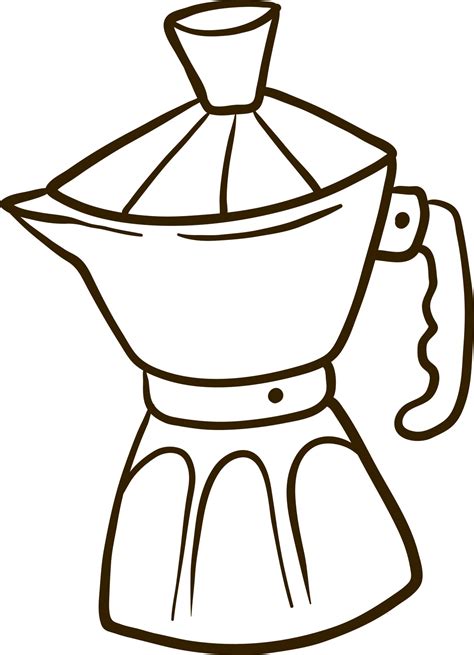Coffee Maker Line Icon Vector Art At Vecteezy