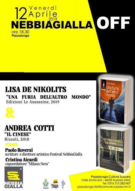 Nebbiagialla Off Con Lisa De Nikolits E Andrea Cotti Milanonera
