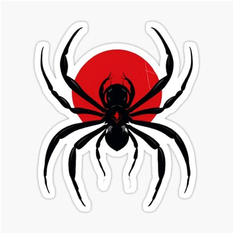 Simple Redback Spider Sticker For Sale By Binalgopix Redbubble