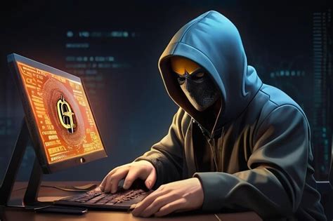 Premium Photo Hacker Hunting For Crypto Currency