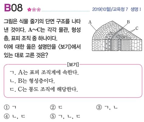 생명과학2 생명체의 구성 문제 1편 미리미리 내용들을 발라둡시다