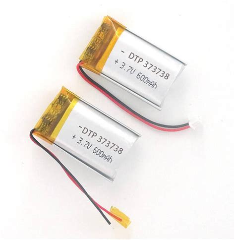 Dtp373738 600mah 3 7v高温聚合物锂电池 东莞市德泰能源有限公司