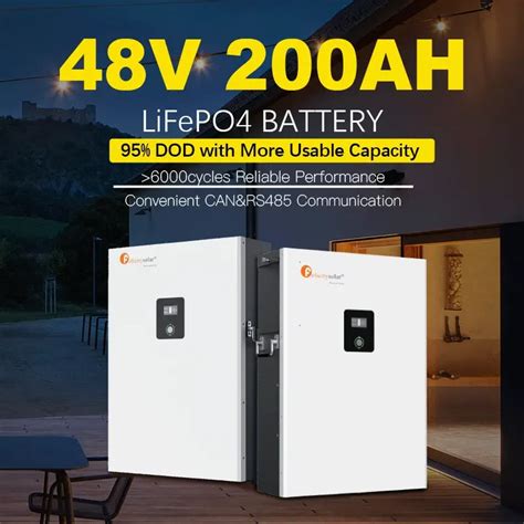 10kwh 48v 200ah Deep Cycle Lifepo4 Battery Felicity Solar