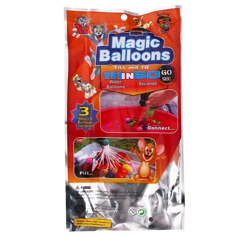 Buy Tom And Jerry Holi Magic Balloon Bunch 111 Pc Auto Fill 3 Sets Of