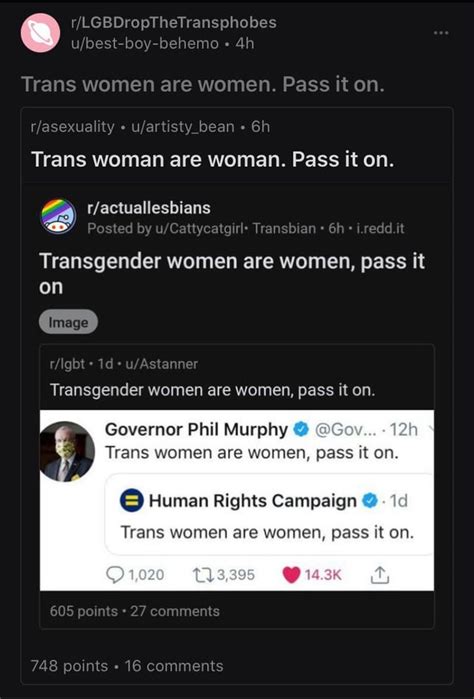 Trans Women Are Women Pass It On Rlgbtirl