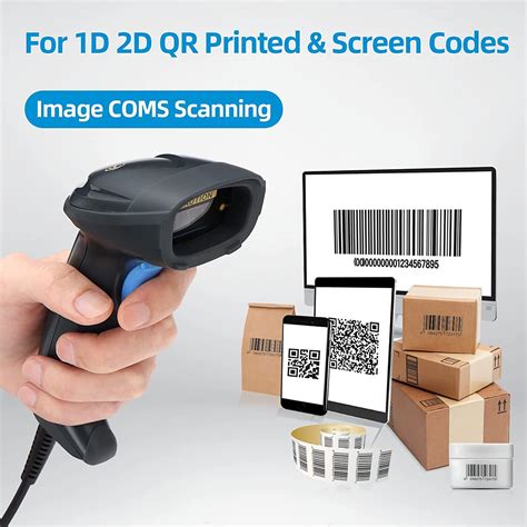 Obz Qr Code Scanner 2d Hand Scanner 1d Usb Handheld Barcode Scanner