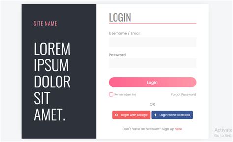 Amazing Sign Up Registration Form In HTML With CSS Source Code