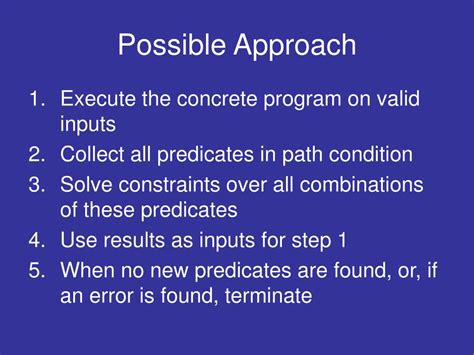 Ppt Going From Concrete To Symbolic Model Checking Via Predicate