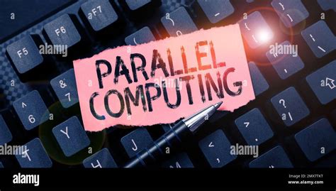 Text Caption Presenting Parallel Computing Internet Concept