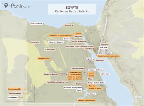 Carte Touristique De Legypte