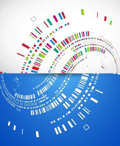 Abstract Technology Data Sorting Smart System Vector Image