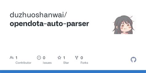 GitHub Duzhuoshanwai Opendota Auto Parser