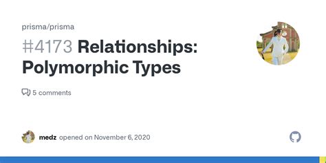 Relationships Polymorphic Types Issue 4173 Prisma Prisma GitHub