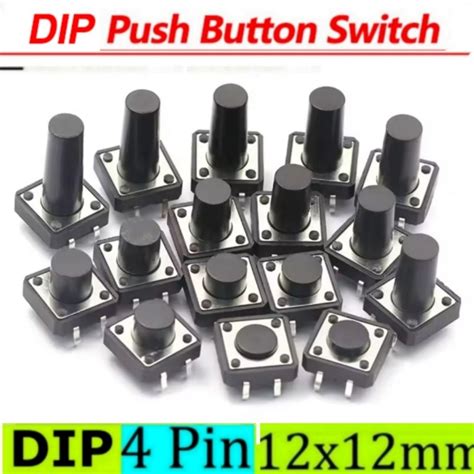 Jual Tactile Switch Saklar 12x12 4 Pin Push Button Arduino Saklar Tekan Jual Tactile Switch Saklar 12x12 4 Pin Push Button Arduino Saklar Tekan