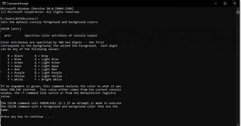 How To Change Command Prompt Color In Windows Nucleio Information Services