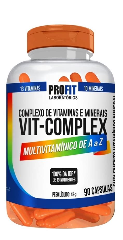 Multivitamínico Vit Complex A Z 90 Capsulas Profit R 2890 Em