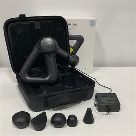 Used Theragun Elite Professional Handheld Percussive Therapy Device Po