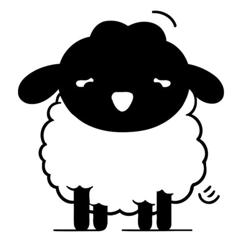 Premium Vector Cute Sheep Cartoon Character Vector Illustration Cute