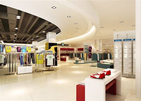 大型商场服装店装修效果图效果图