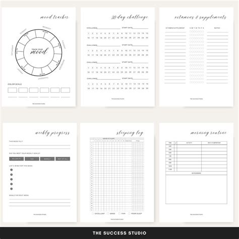 Self Care Journal Self Care Planner Mental Health Wellness Journal