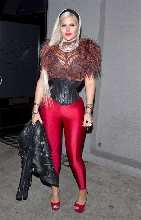 Sophia Vegas Wollersheim Leaving Craigs Restaurant In West Hollywood
