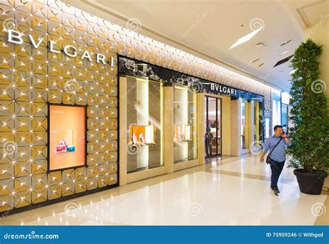 Bvlgari Store In The Siam Paragon Mall Bangkok Editorial Image