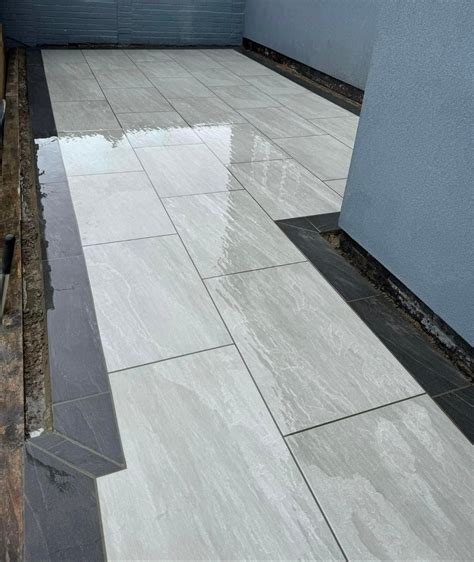 Anthracite Black Outdoor Porcelain Edging 900x200 20mm