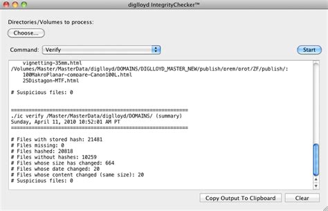 Diglloydtools Integritychecker Verify