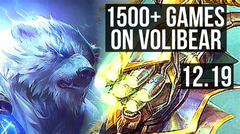 VOLIBEAR Vs MASTER YI JNG 2 4M Mastery 1500 Games 11 2 9