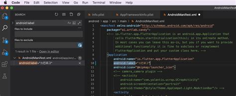 Flutter 앱 이름 설정