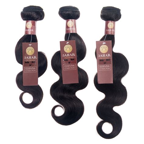 Sahar Essential Virgin Remy Human Hair Extensions Bundle 8a
