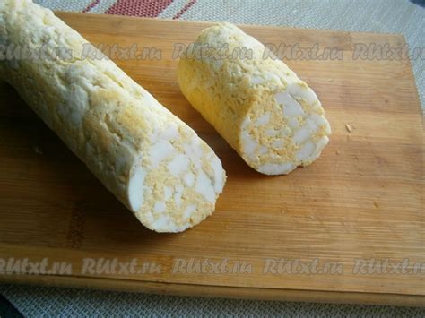 Колбаса из яиц 11 фото в рецепте