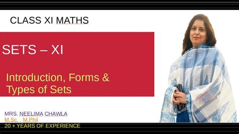 Maths Xi Sets Introduction Youtube