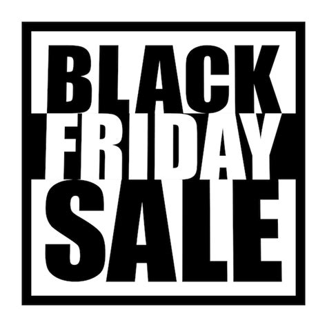 Premium Vector Black Friday Sale Sign
