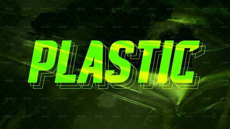 Green Multi-Layered Text Effect - Graphics | Motion Array