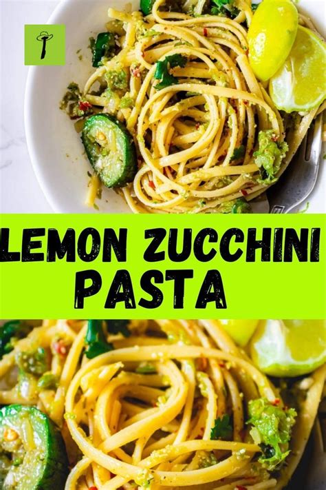Lemon Zucchini Pasta Recipe Recipemagik Recipe Zucchini Pasta