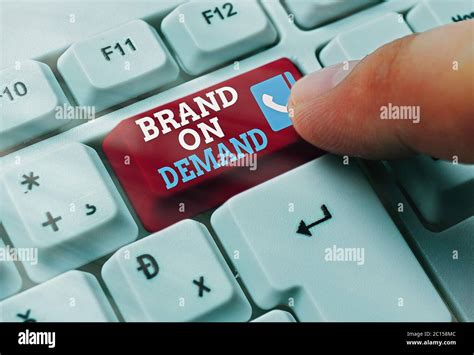 Handwriting Text Writing Brand On Demand Conceptual Photo Products Or Services With Direct