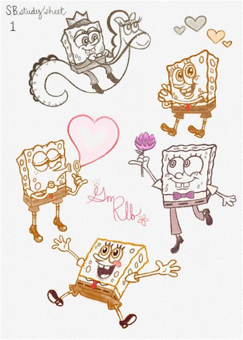 Spongebob Model Sheet