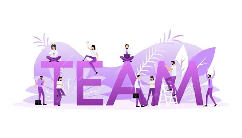 Premium Vector Teamwork Business Success Cartoon People Vector