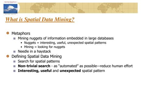 ppt introduction to spatial data mining powerpoint presentation free