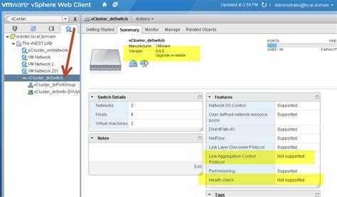 How To Upgrade VMware VDS Using VSphere Web Client