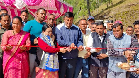 बागेश्वर के विकास खण्ड गरुड़ मे इन मोटर मार्गो में पुनर्निर्माण एवं