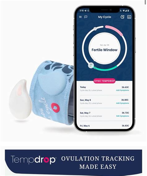 Tempdrop Fertility And Ovulation Digital Thermometer Tracker Wearable