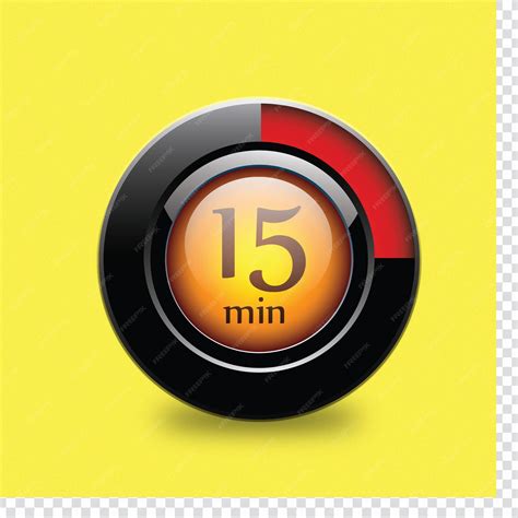 Premium Psd 15 Minute Timer Icon