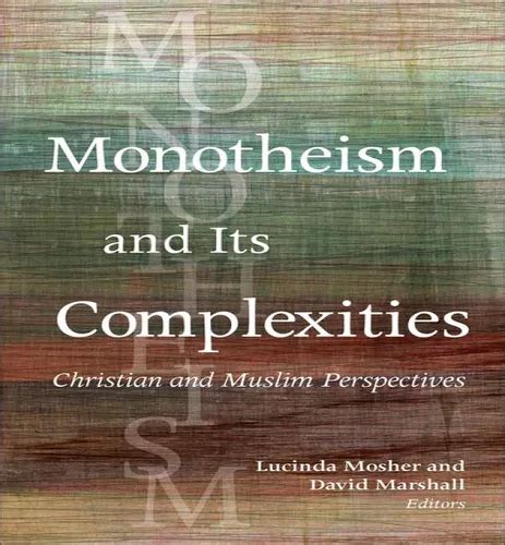 Libro Monotheism And Its Complexities Lucinda Mosher Envío gratis