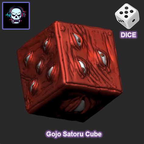 🎲 Prison Realm Gojo Satoru Cube Jujutsu Kaisen・ Stl File For 3d