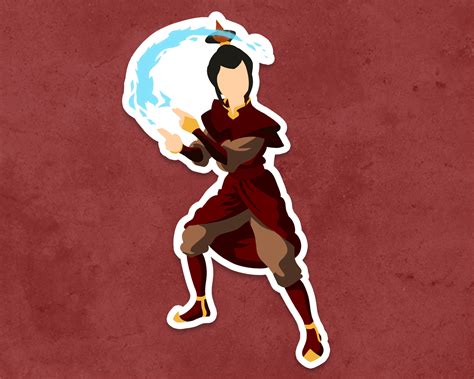 Avatar The Last Airbender Azula Vinyl Weatherproof Sticker Etsy