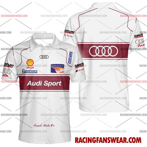 Frank Biela Indycar Racing 1999 Uniform Apparel Clothes Hawaiian Polo