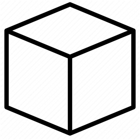 Box Cube Dimension Element Geometric Package Icon Download On